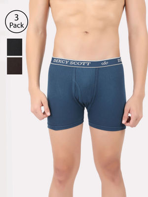 Buy Dixcy Scott Mens Long Trunk Solid Innerwear Outer Elastic With ...