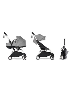 Buy Babyzen YOYO Stroller White Frame, 6+ Color Pack, YOYO Bassinet ...