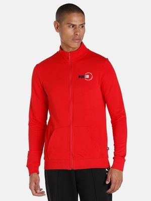 Buy Puma Knitted 5 Mens Red Jacket Online