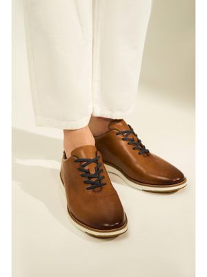 Buy Heel Your Sole Toby Tan Brogues (EURO 40) Online