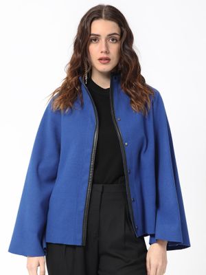 Buy RAREISM Kraus Blue Solid Jacket Online