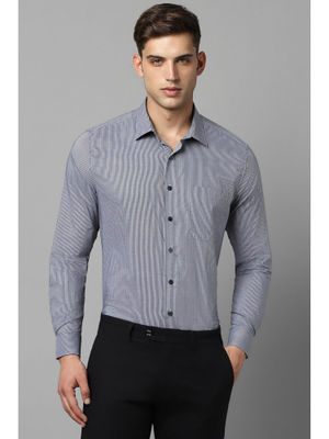 Louis Philippe Formal Shirts : Buy Louis Philippe Men Black Slim Fit ...