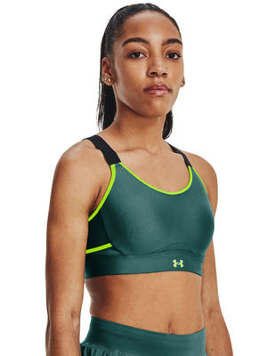 Buy Under Armour Green UA Infinity Crossover High Sports Bra Online