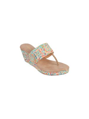 Buy Metro Women Multi Color Wedges (EURO 36) Online