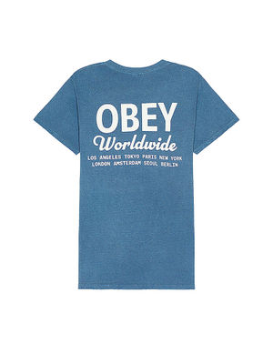 Buy Obey Worldwide Script Tee Online