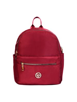 Buy Lino Perros Red Solid Backpack Online