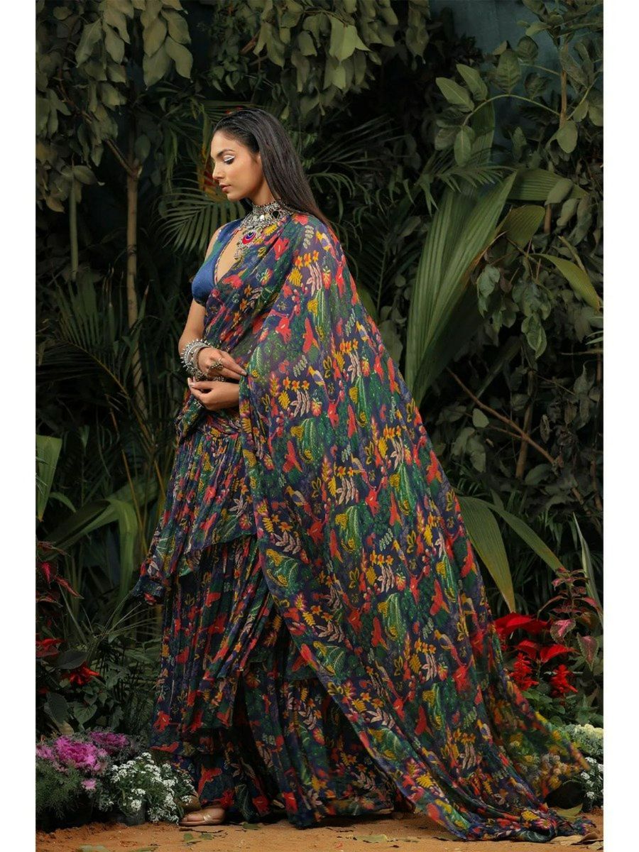 Buy Pre Draped Sarees Online with Classy and Easy to Wear Designs