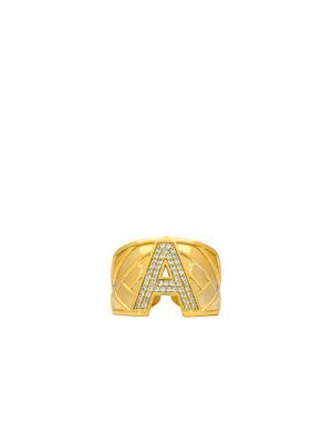 BRACHA Rings : Buy BRACHA Initial Band Ring Online | Nykaa Fashion