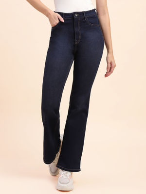 Buy CAMLA Barcelona Mid Rise Dark Blue Jeans Online