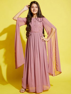 Buy Cherry & Jerry Girls Pink Maxi Dress Online