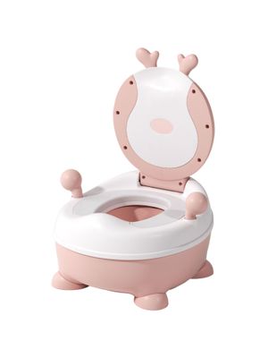 Buy Polka Tots Swoosh Whoosh Fawn Design Peach Potty Training Toilet ...