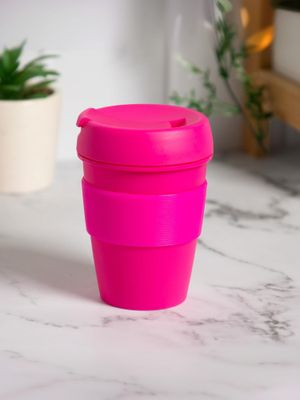 Buy Anko 430ml Reusable Travel Cup Beverage Sipper Fluro Pink (Pack of ...