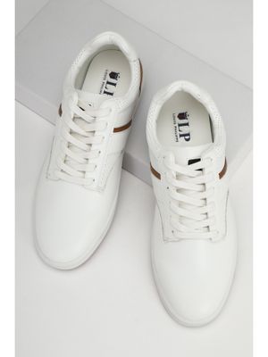 Buy Louis Philippe White Lace Up Shoes Online
