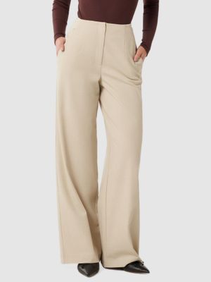 Buy Forever New Finley High Waist Wide Leg Pant (4) Online
