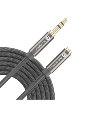 Buy Portronics Konnect Aux 8 3.5mm Male to Female (Aux Extension Cable ...