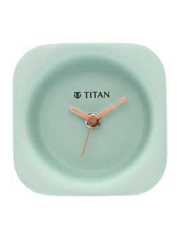 Buy Titan Contemporary Peach Colour Table Clock Online