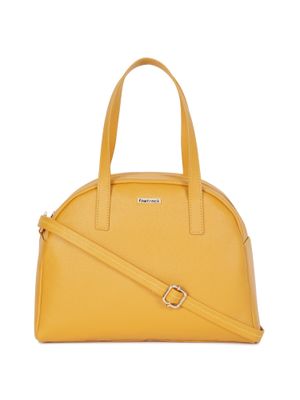Buy Fastrack Mustard Structured Hand Bag for Women Online