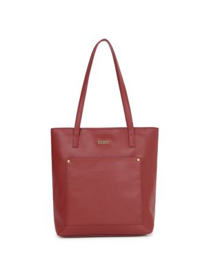 Buy Fastrack Burgundy Spacious Tote Bag for Women Online