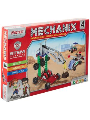 Buy Zephyr Mechanix-4, DIY STEM Toy, Building and Construction Set for ...
