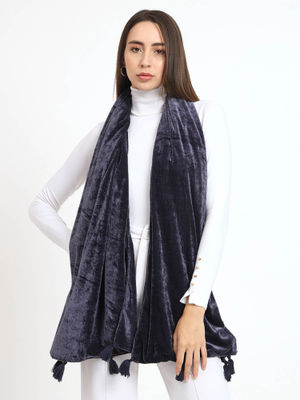 Buy ANVI Be Yourself Double Sided Velvet Rectangular Oblong Muffler ...