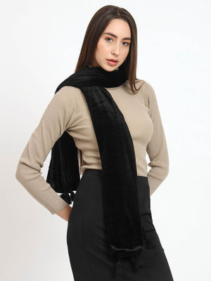 Buy ANVI Be Yourself Double Sided Velvet Rectangular Oblong Muffler ...