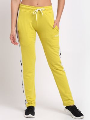 Buy Club York Women Yellow Track Pants Online