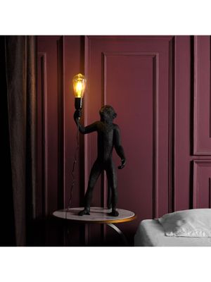 Buy The Artment Modern Art Black Monkey Decorative Resin Lamp Online