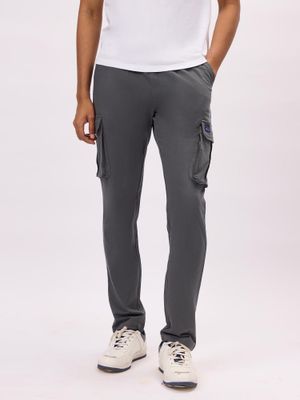 Buy Bombay High Grey Straight Fit Cargos Pant For Men (S) Online