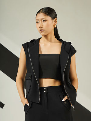 Buy The Dapper Lady Astral Oversized Hoodie - Black Online