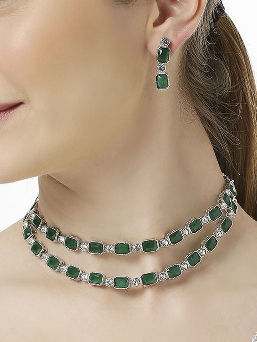 Shop For Best Green Jewellery Sets From Widest Range Online