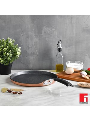 Buy Bergner Infinity Chefs Forged Aluminium Non Stick Pancake Pan, 28cm ...