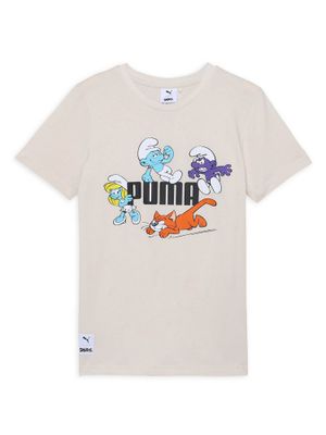 Buy Puma X The Smurfs Boys Off-White Tees Online