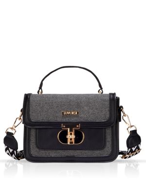 Buy LUVOKSI Zivara Structured Dual-Tone Sling Bag-Black (Regular) Online