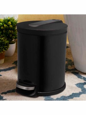 Buy OBSESSIONS Fingerprint Resistant Stainless Steel Step Dustbin with ...