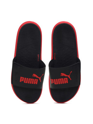 Buy Puma Softride Slide Men Black Sliders Online