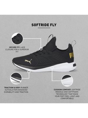 Buy Puma Softride Fly Men's Black Running Shoes Online