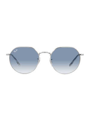 Buy Ray-Ban Silver Sunglasses(0RB3565|Square |Silver Frame|Blue Lens ...