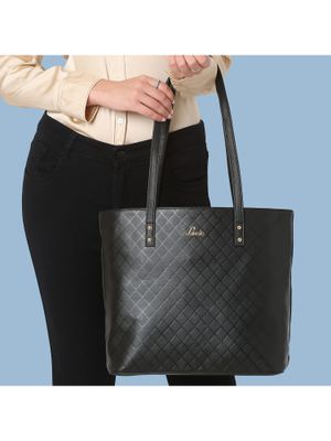 Buy Lavie Women's Emb Pavo Tote Bag (Black) (L) Online