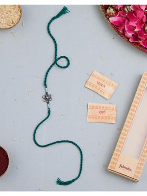 Fabindia Fashion Rakhis : Buy Fabindia Silver Flower Rakhi Online ...