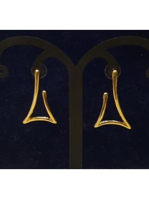 Buy Pipa Bella by Nykaa Fashion Gold Abstract Shaped Drop Earrings Online