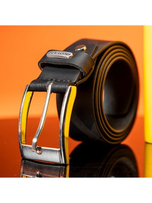 Buy Red Tape Men Black Leather Belt online