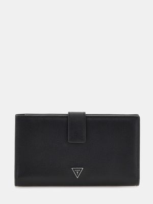 Buy Guess Mito Black Solid Wallet Online