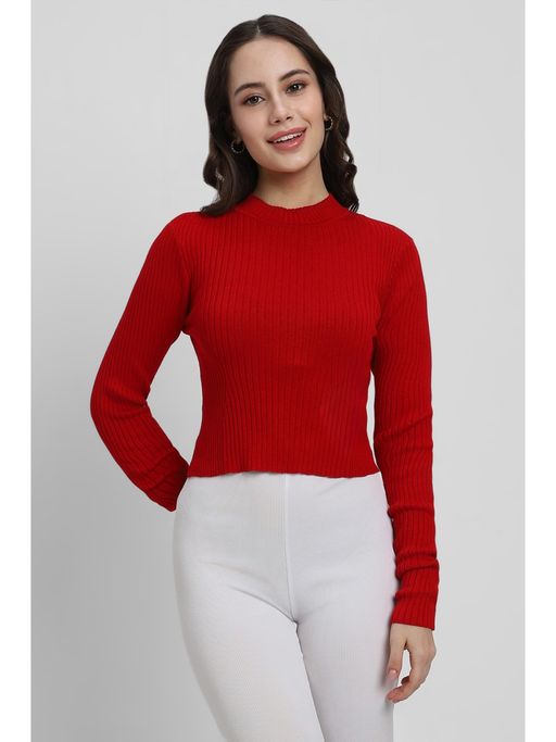 Buy Stylish Red Sweaters For Women Collection At Best Prices Online