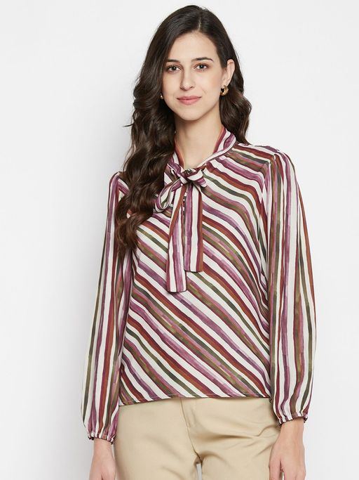 Buy Stylish White Georgette Tops Collection At Best Prices Online