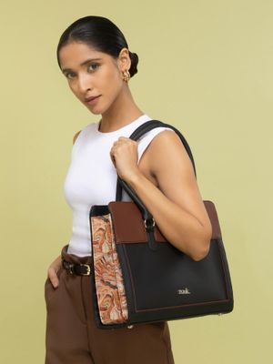 Buy Zouk Nicobar Coral Hand Office Bag - Multi-Color Online