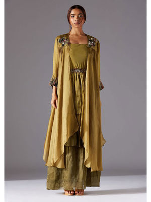 Buy A Humming Way Hamada Cape With Forestland 3-tiered Dress And ...