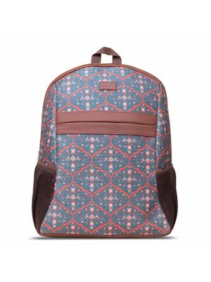 Buy Zouk Sheesh Mahal Jaali Motif Classic Backpack Online