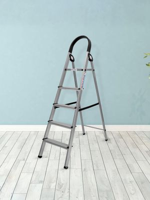 Buy Plantex Wonder Aluminum Step Folding Ladder 5 Advanced Locking ...