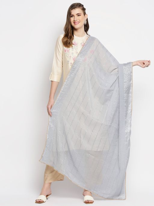 Buy Stylish Silver Dupattas Collection At Best Prices Online