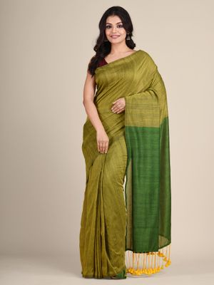 Arhi handloom_sarees_women_indianwear : Buy Arhi Mustered Handwoven ...